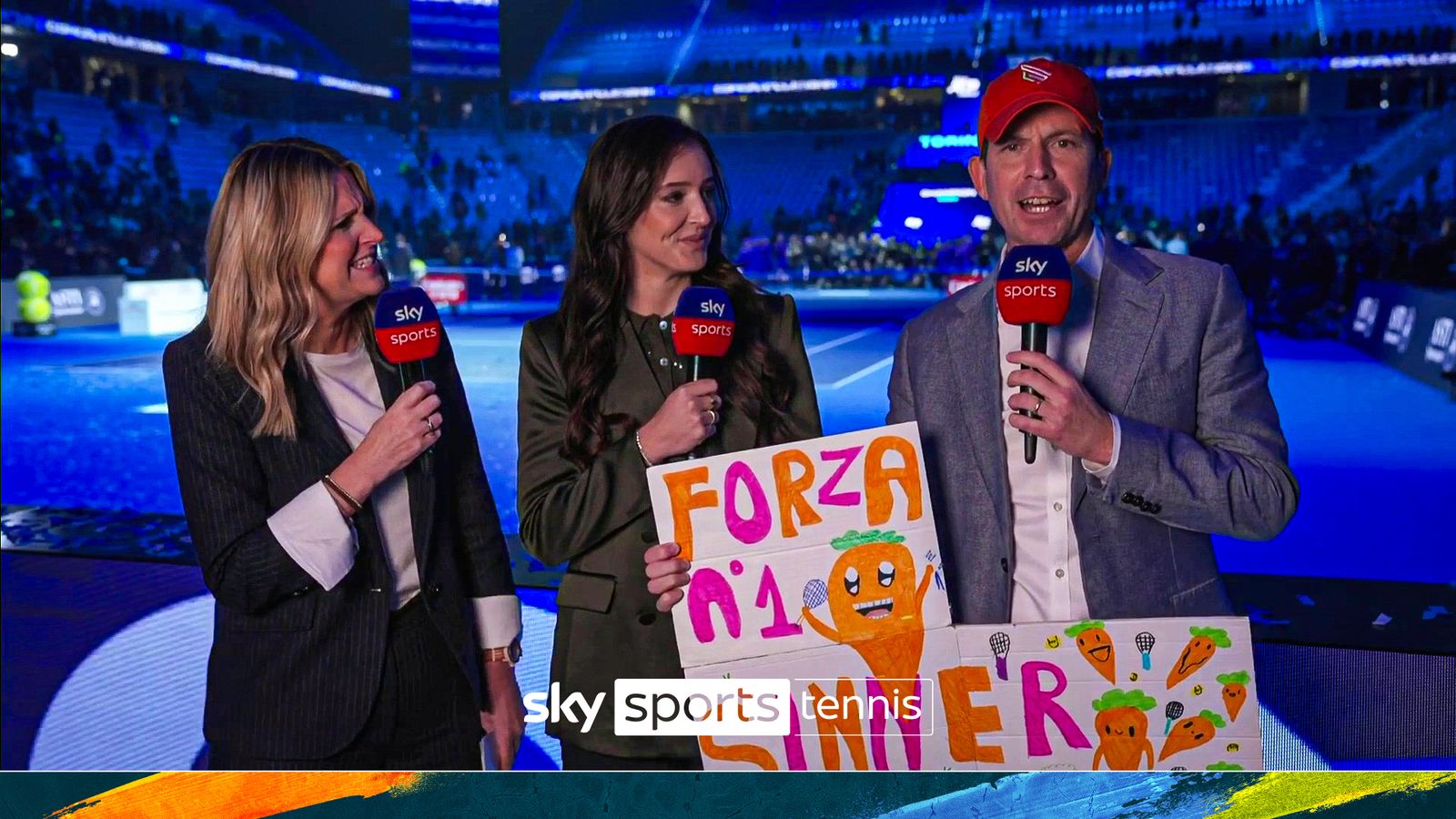 Tim Henman joins in with Sinner's Carrot super fans | 'I'm part of the ...
