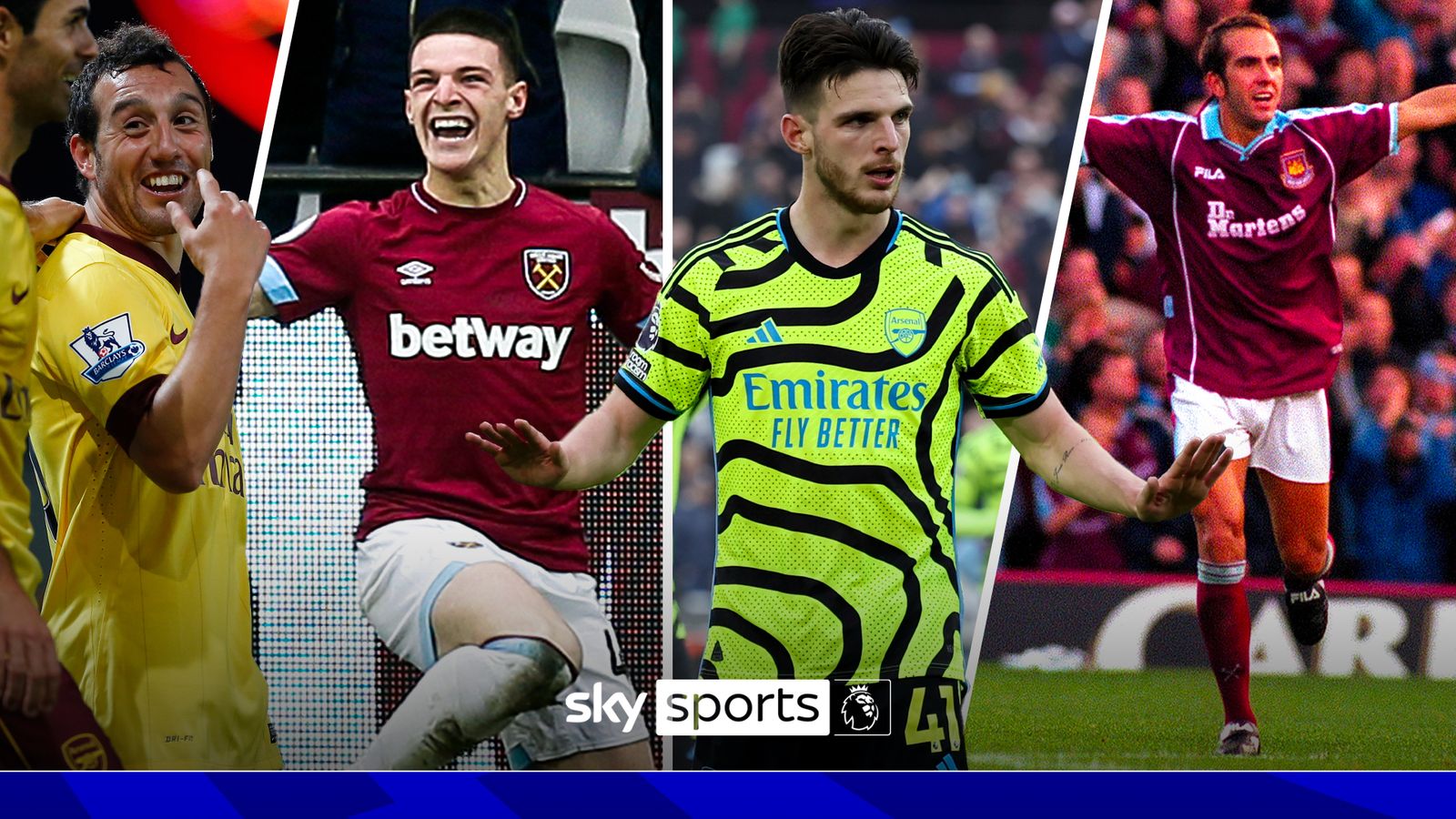 West Ham vs Arsenal best Premier League goals | Paolo Di Canio, Declan ...