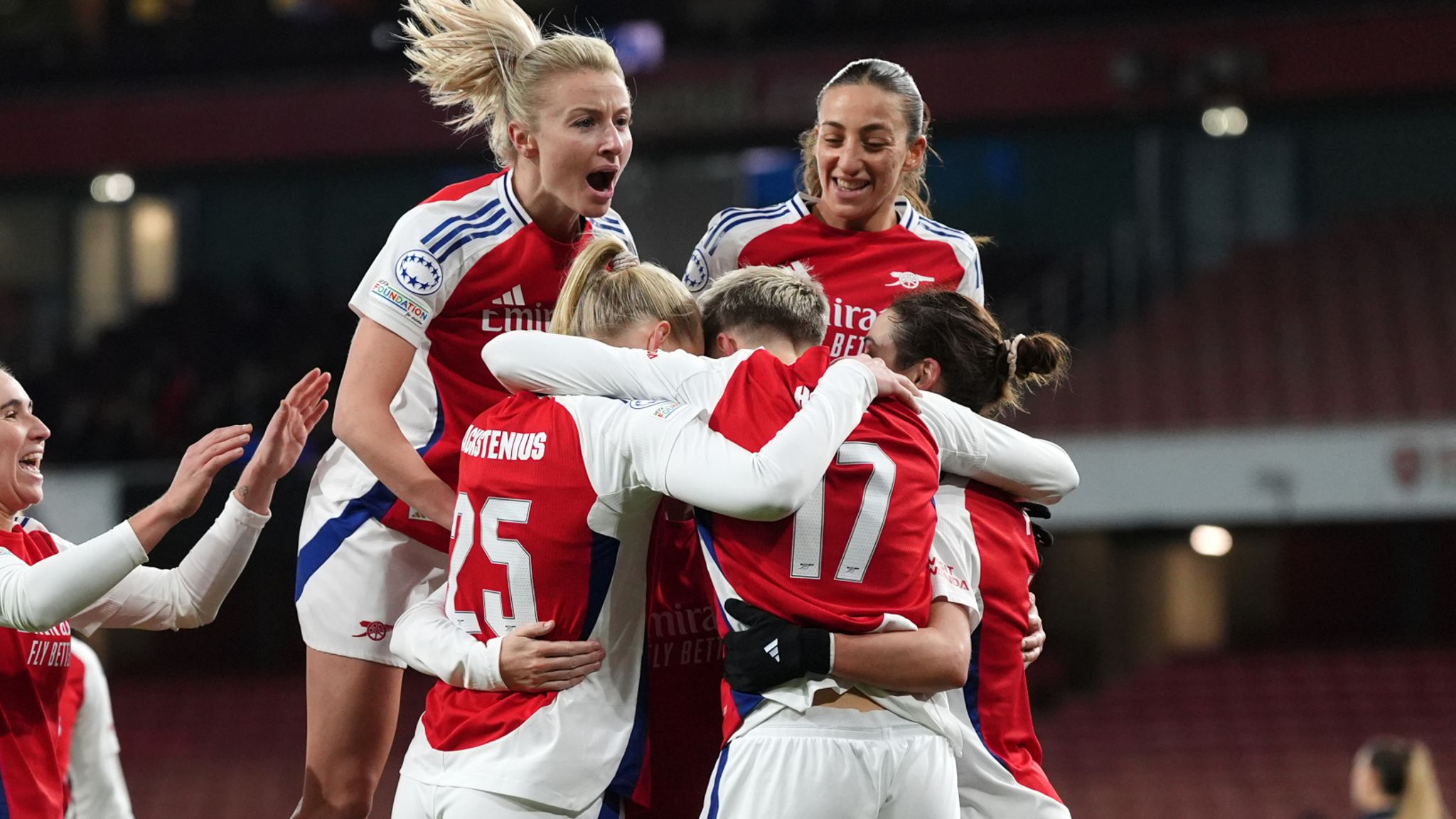 Arsenal 1-0 Juventus: Lina Hurtig snatches late win as Gunners secure Women's Champions League ...