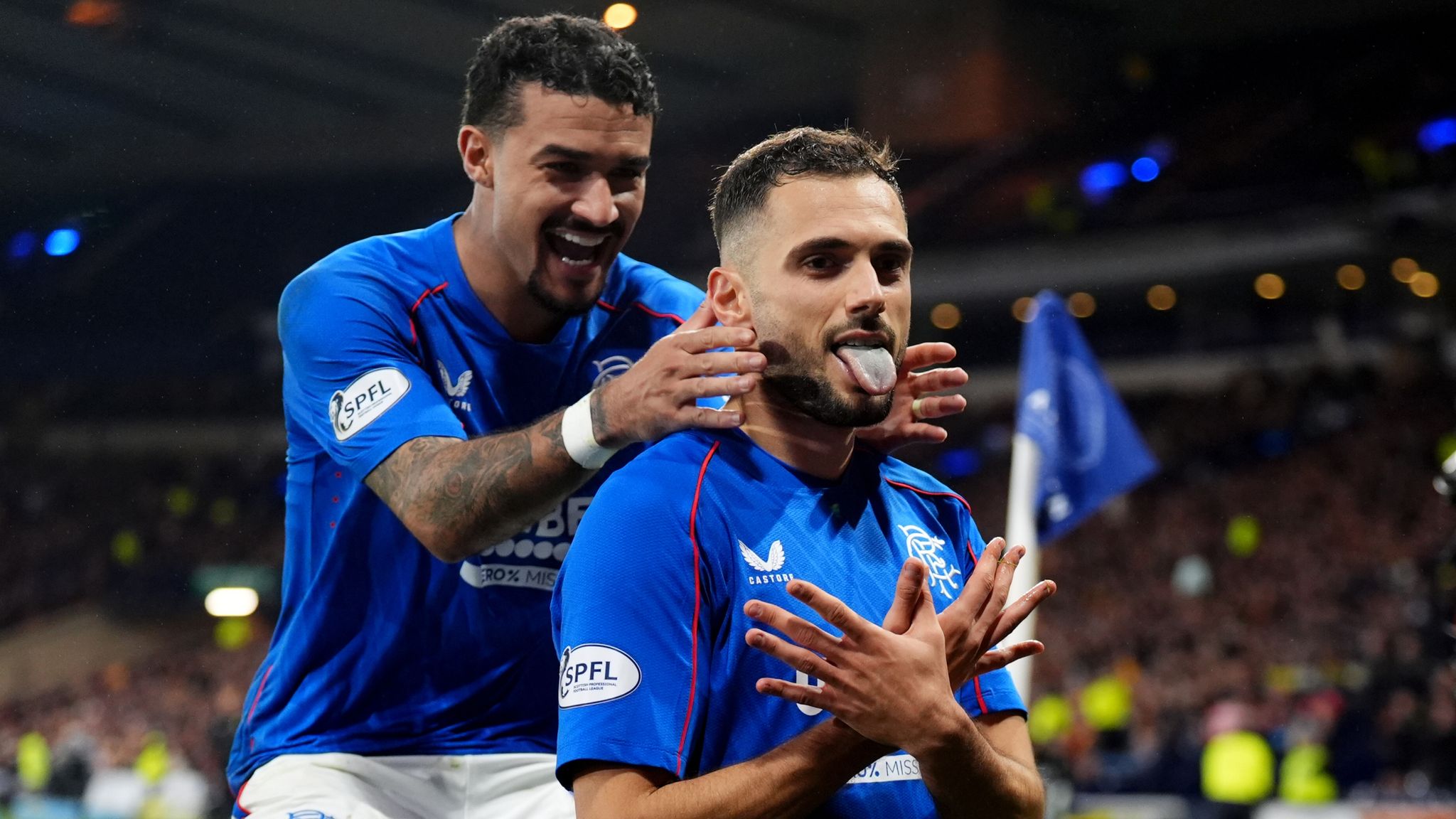 Motherwell 1-2 Rangers: Nedim Bajrami's winner sets up League Cup final ...