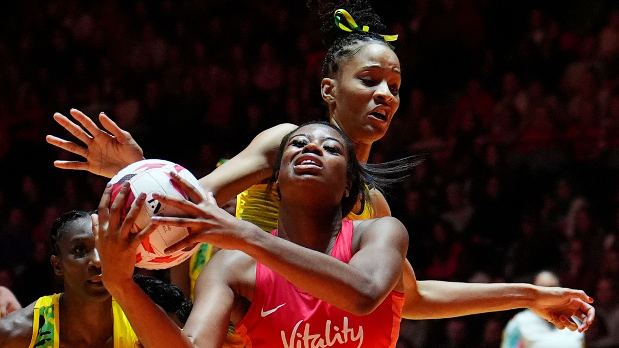 England and Jamaica draw 49-49 in first match of Netball Horizon Series ...
