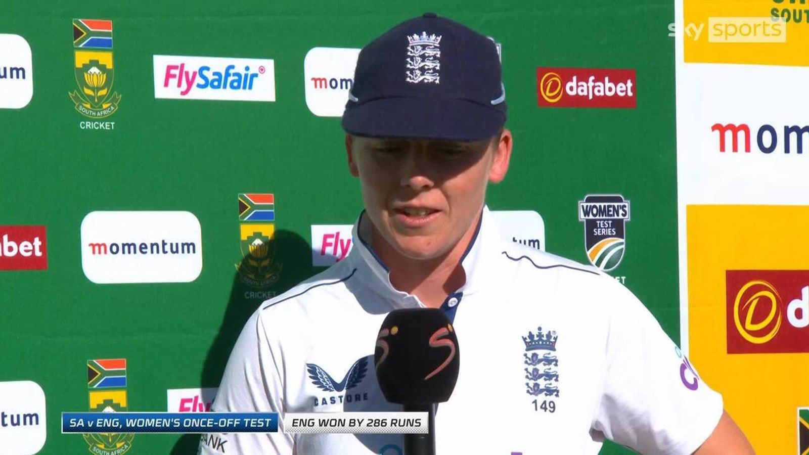 England romp to Test match win over South Africa after skittling ...