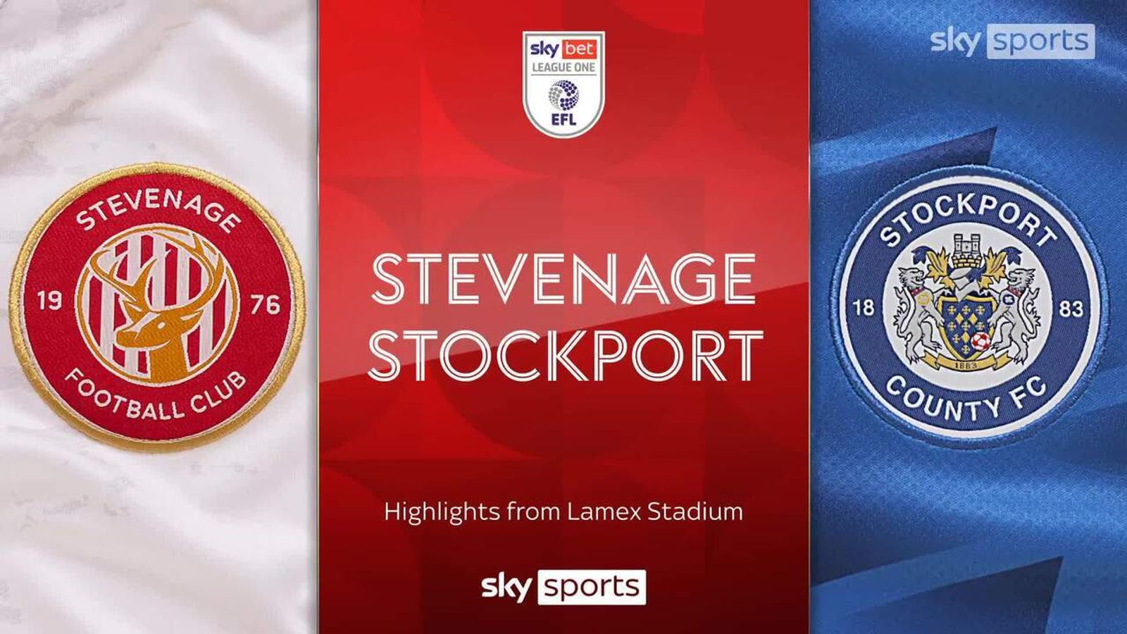 Stevenage 2-1 Stockport County | League One highlights | Football News ...