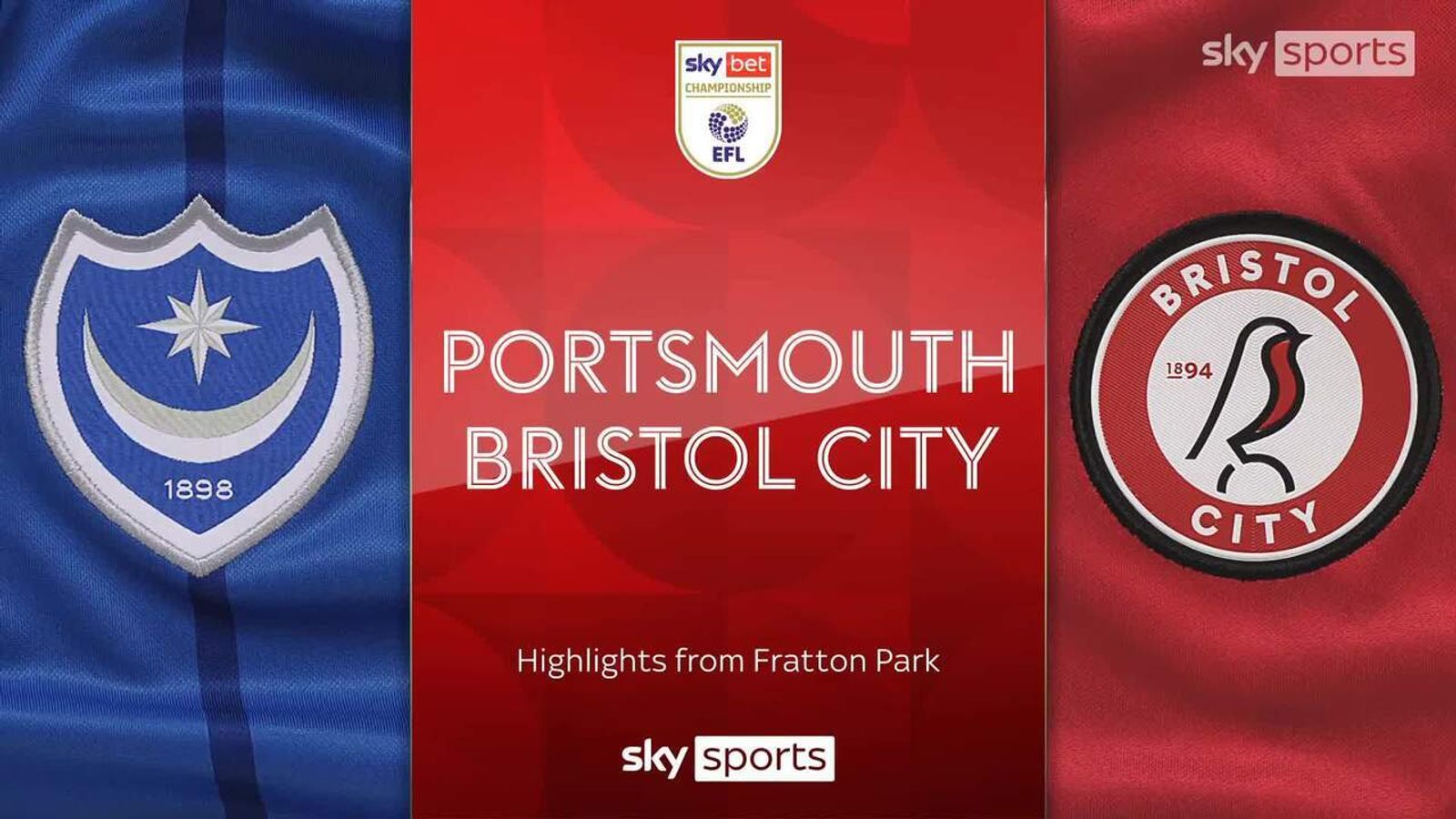 Portsmouth 3 - 0 Bristol City - Match Report & Highlights