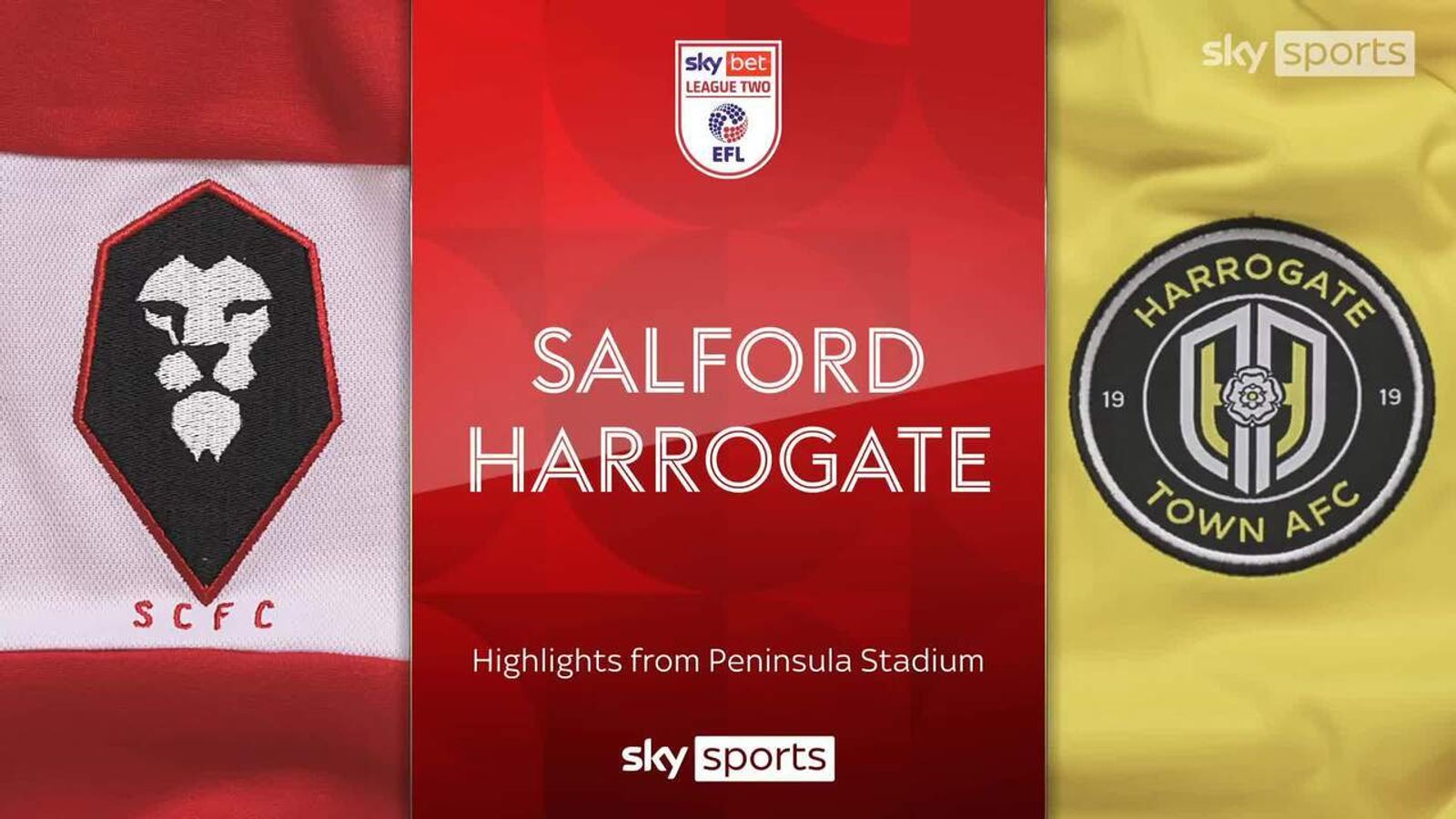 Salford 2-0 Harrogate | Football News | Sky Sports