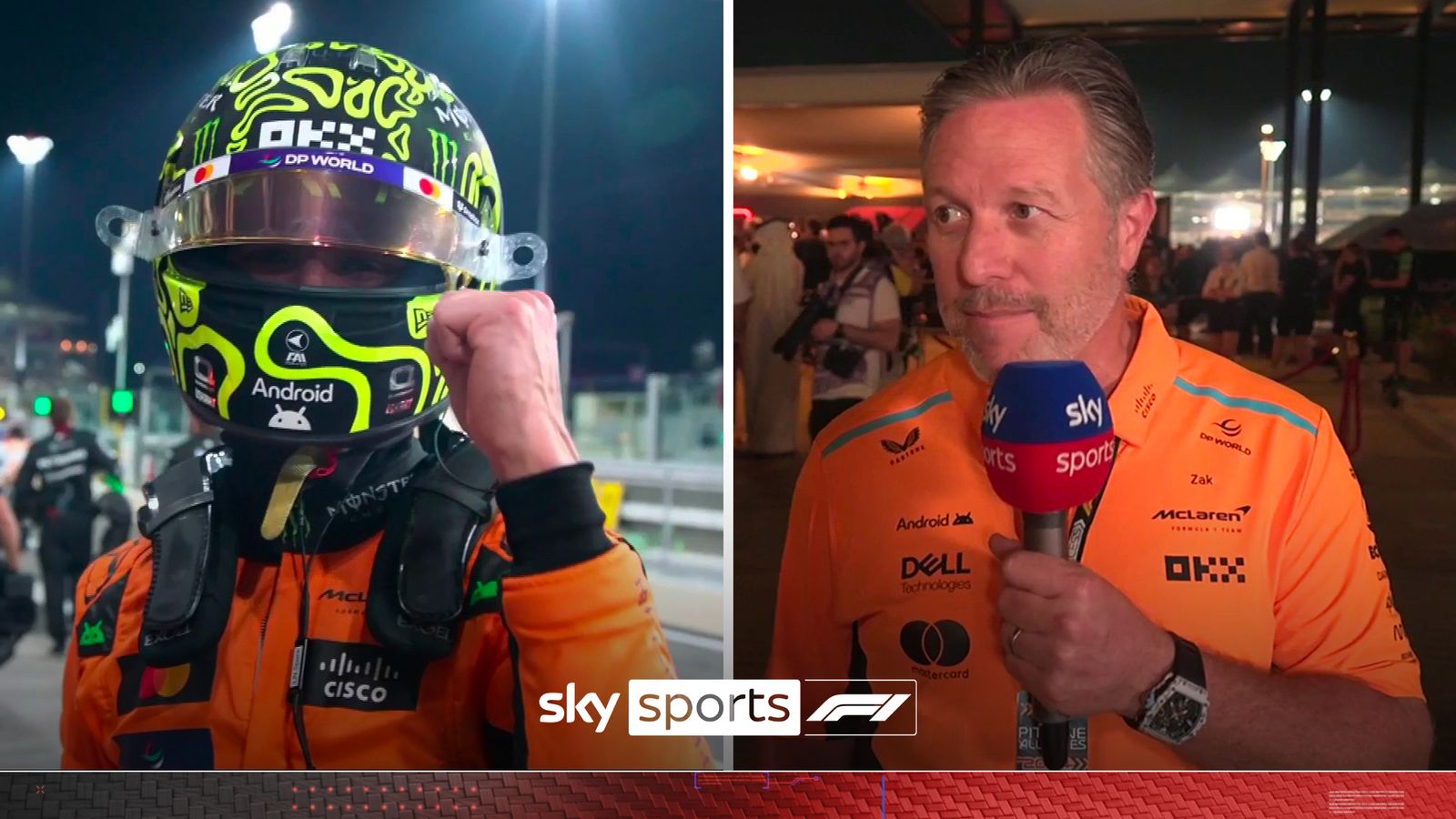 Abu Dhabi GP | Zak Brown praises Lando Norris and Oscar Piastri but are laser focused for the ...