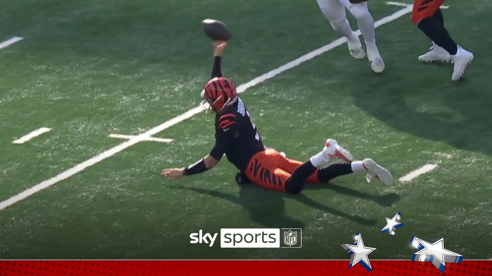 Browns Bengals Joe Burrow Throws An Otherworldly Pass To Tee
