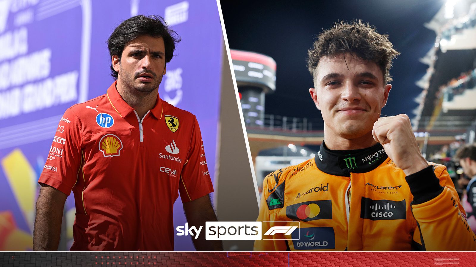 Abu Dhabi GP | Comparing Carlos Sainz and Lando Norris' best lap from ...