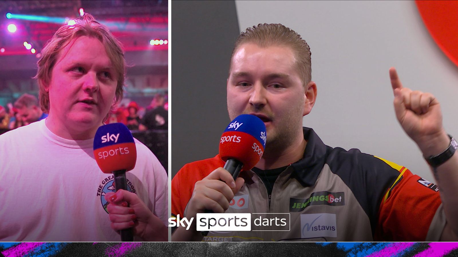 World Darts Championship: Lewis Capaldi, James Maddison, Dimitri Van ...