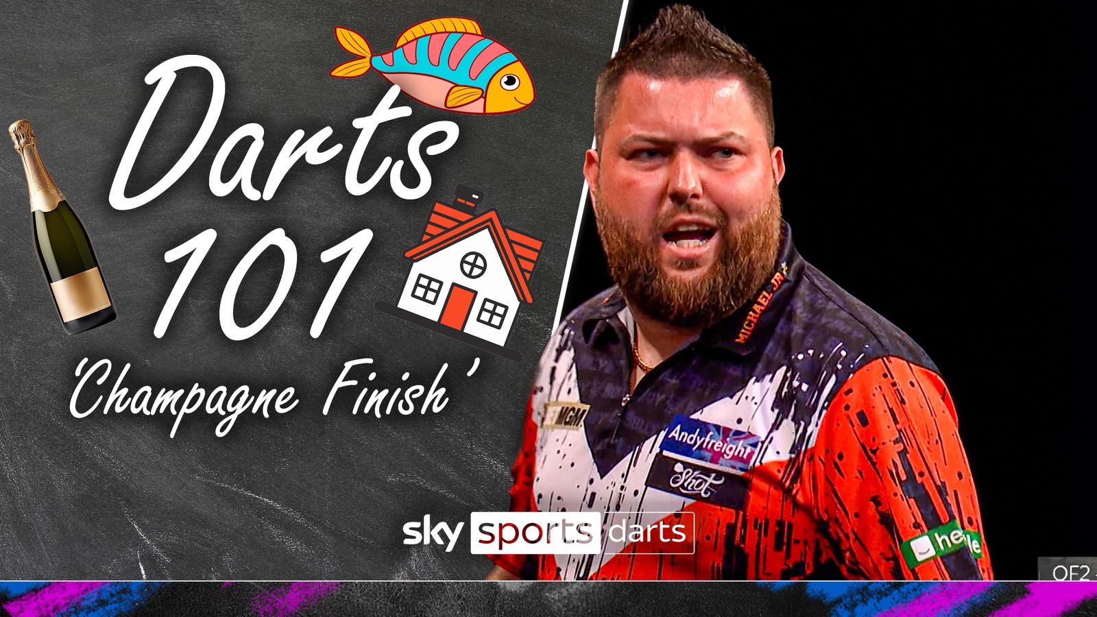 Explained: What is a 'champagne finish' in darts? | Michael Smith shows ...