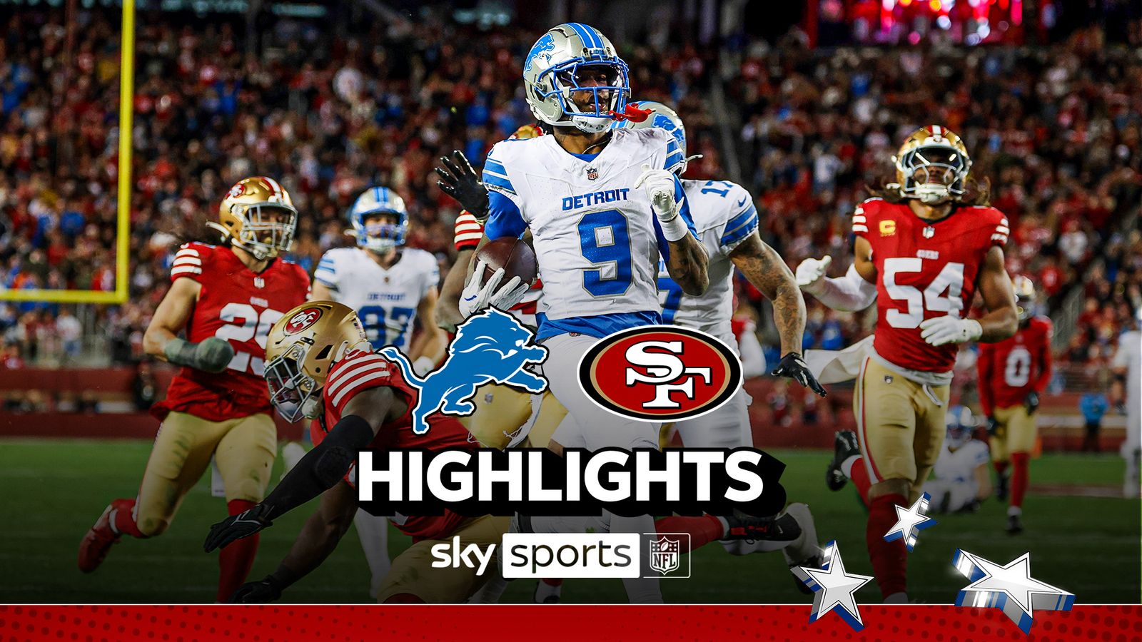 NFL results and highlights: Detroit Lions beat San Francisco 49ers in high-scoring thriller on ...