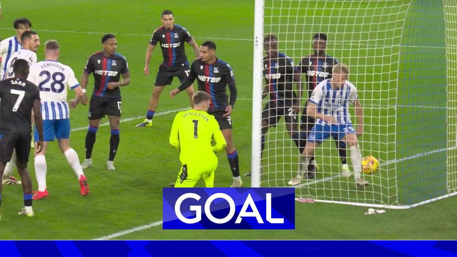 Brighton score consolation through Guehi own goal | Football News | Sky ...