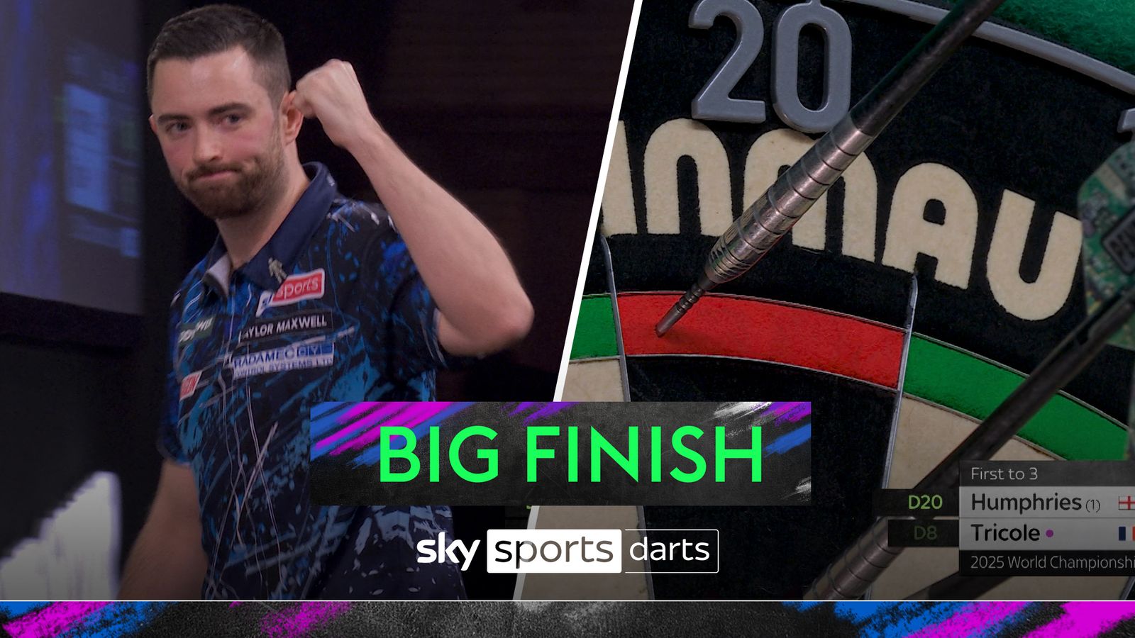 World Darts Championship: Luke Humphries drills a 160 finish in opener ...