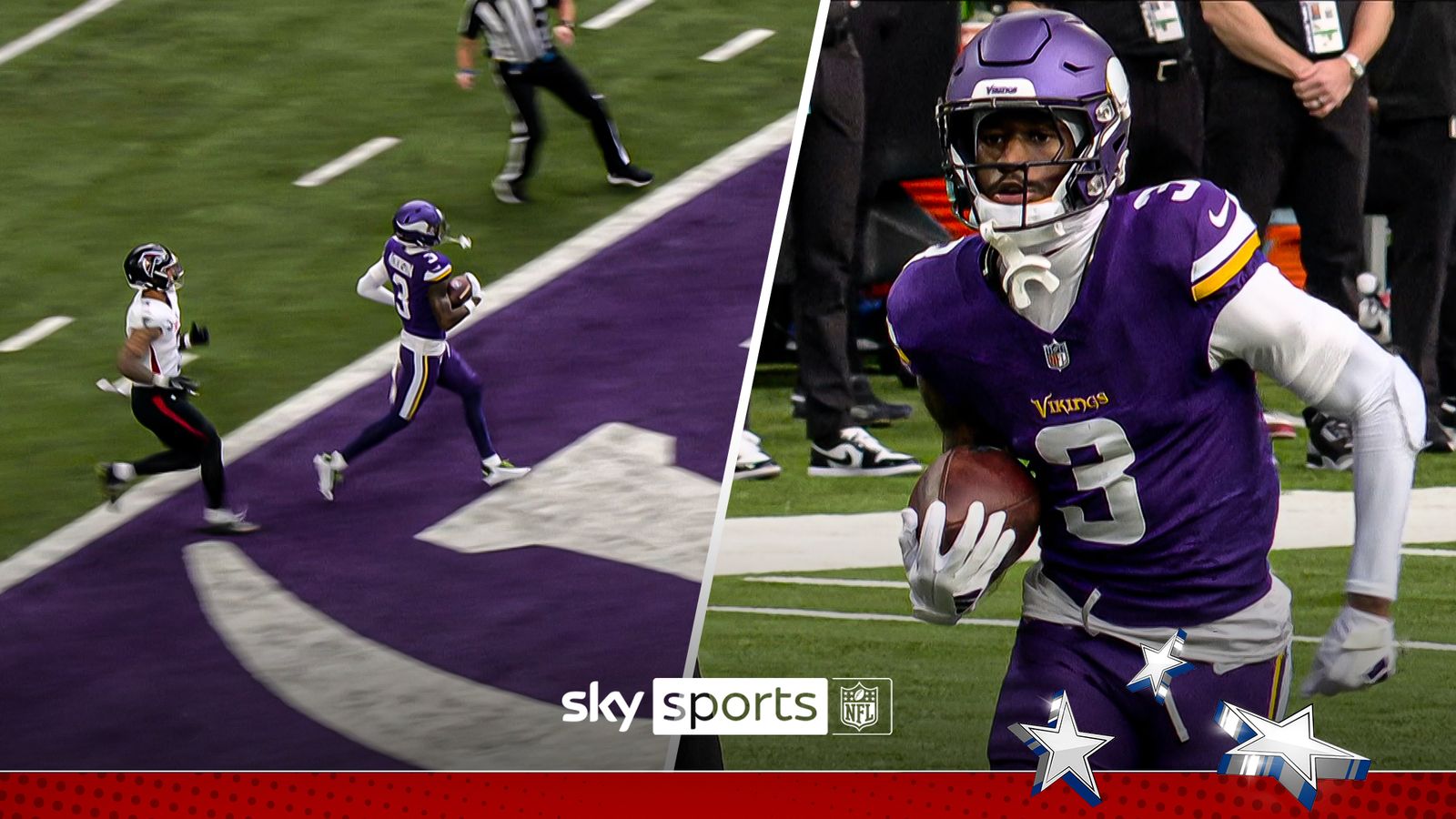 Falcons @ Vikings: Jordan Addison 49-yard TD | NFL News | Sky Sports