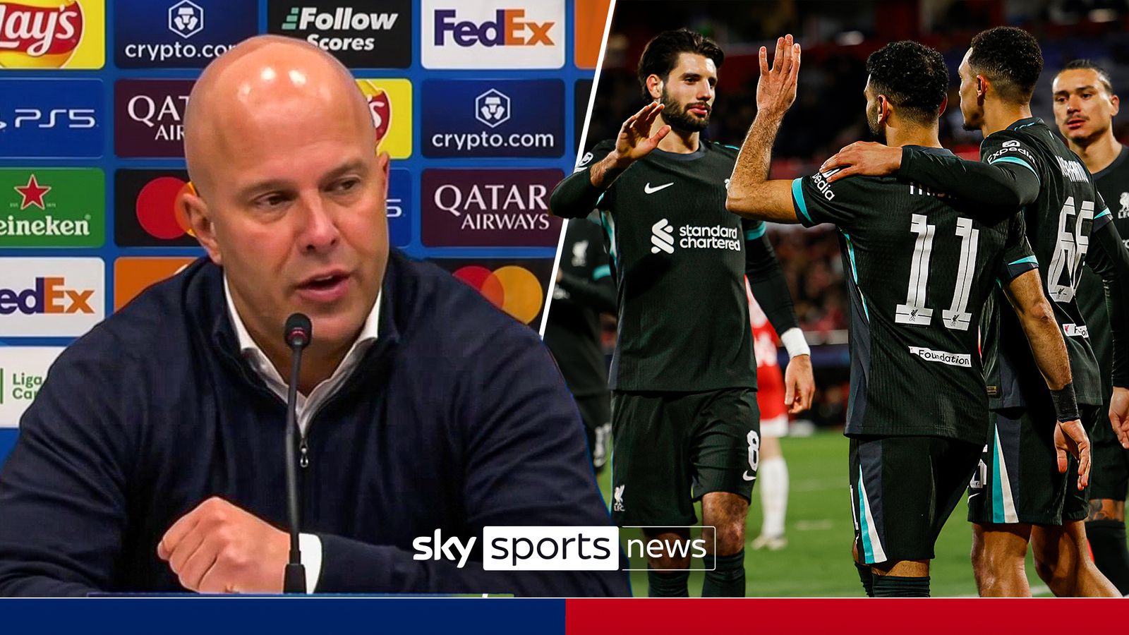 Liverpool boss Arne Slot bemoans lack of aggression in Champions League ...