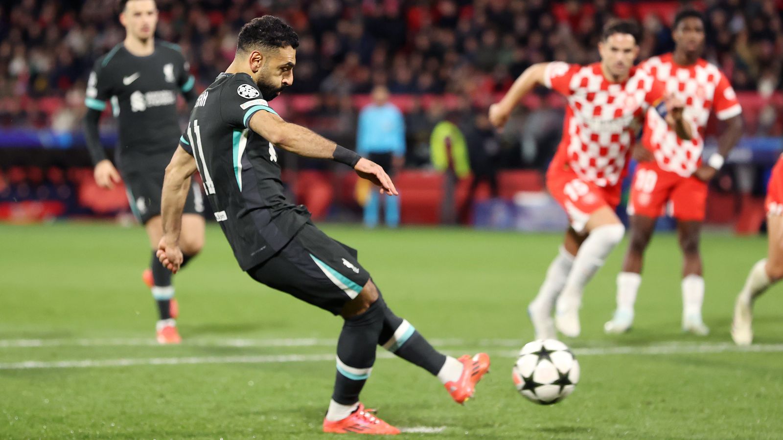 Girona 0-1 Liverpool: Mohamed Salah penalty after VAR overturn puts ...