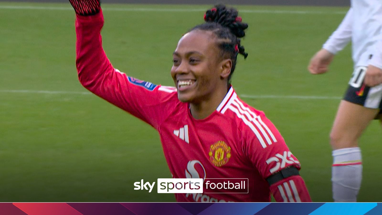 Melvine Malard volleys home a fourth | Manchester United lead over ...