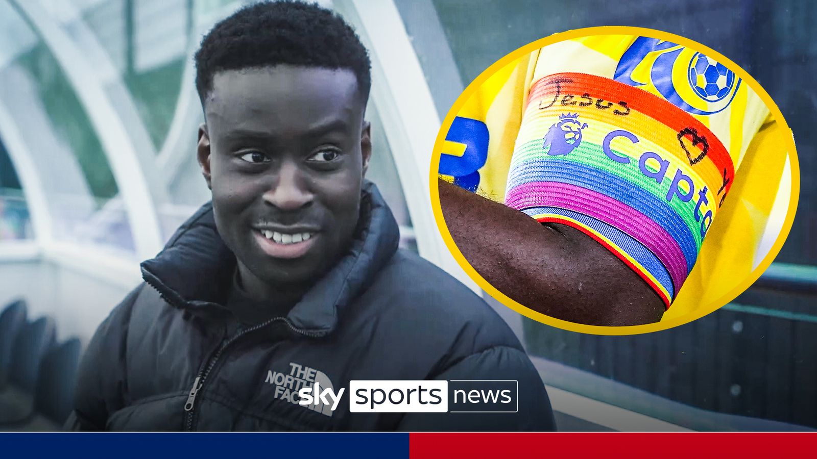 Crystal Palace captain Marc Guehi explains armband message | Football ...