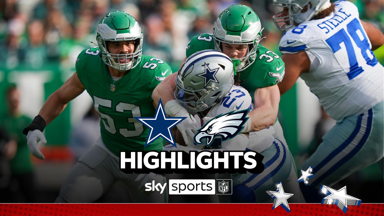 Dallas Cowboys at Philadelphia Eagles | Week 17 NFL highlights | NFL News | Sky Sports