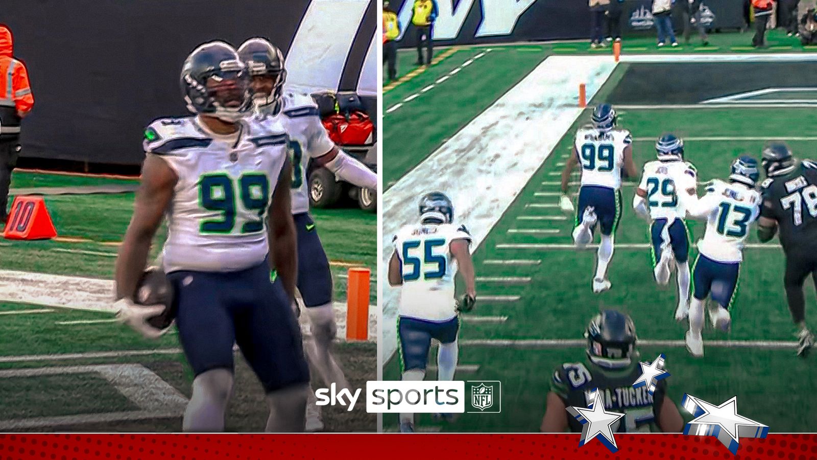 Seahawks at Jets: 300lb defensive lineman Leonard Williams makes NINETY ...