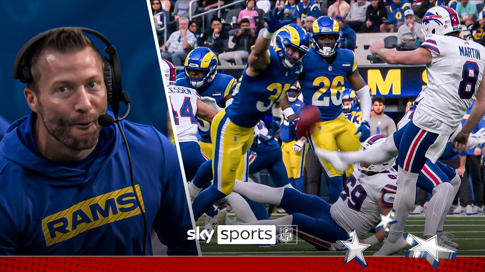 Bills at Rams | Blocked punt TD! | NFL News | Sky Sports