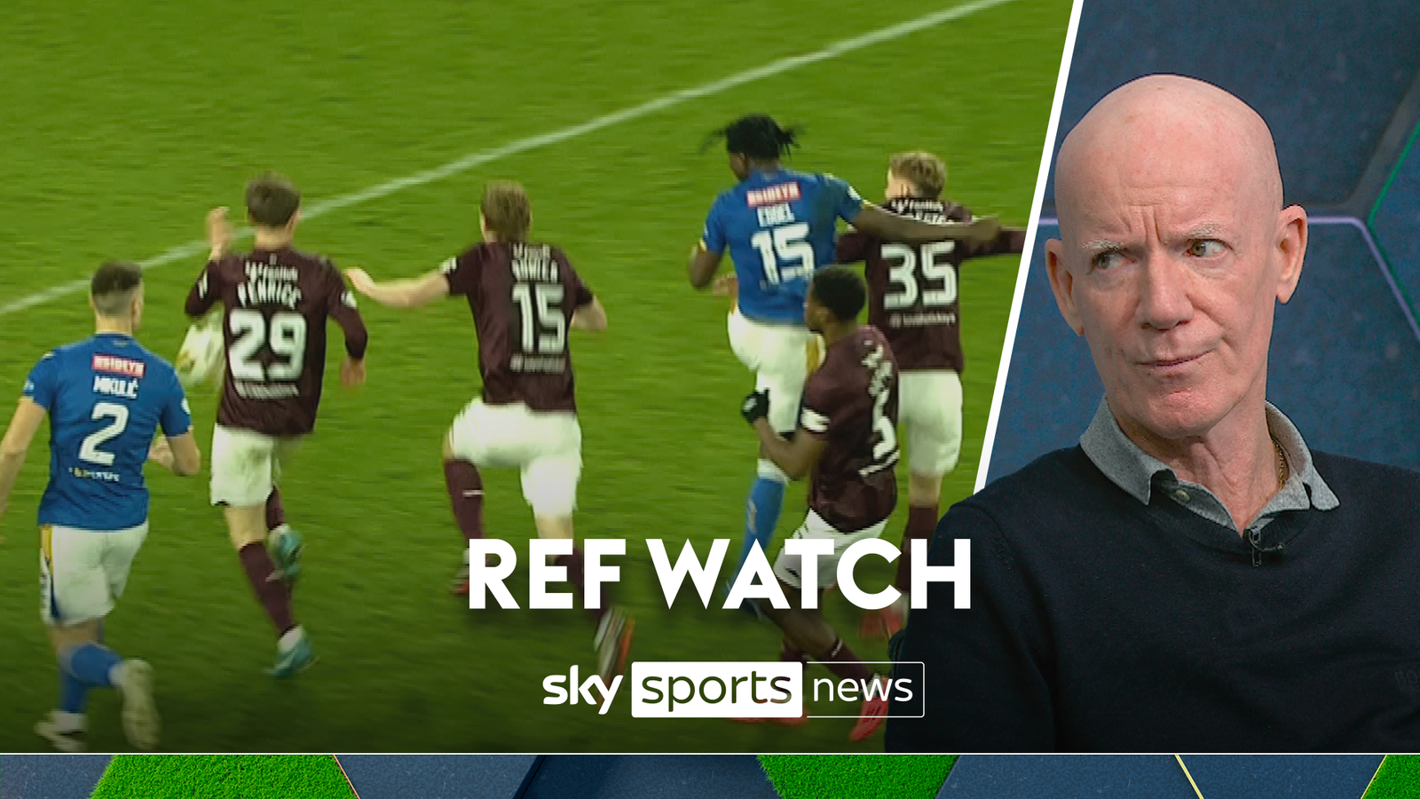 Ref Watch: Hearts handball call a "shocker" | Football News | Sky Sports