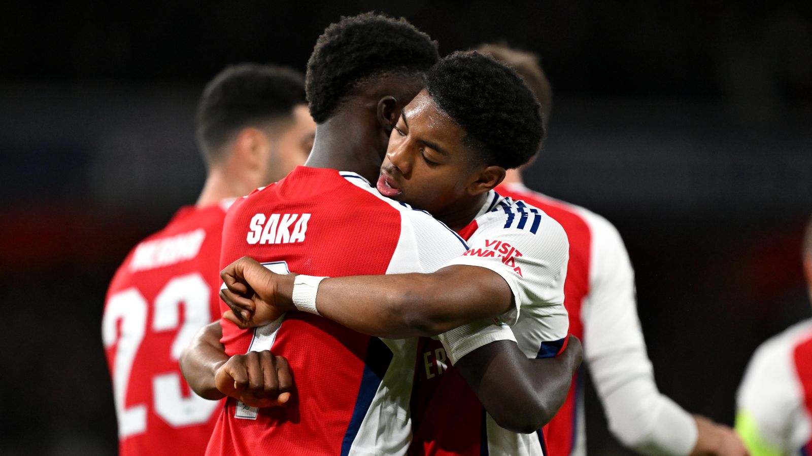 Arsenal 3-0 Monaco: Bukayo Saka's double secures victory as Mikel ...