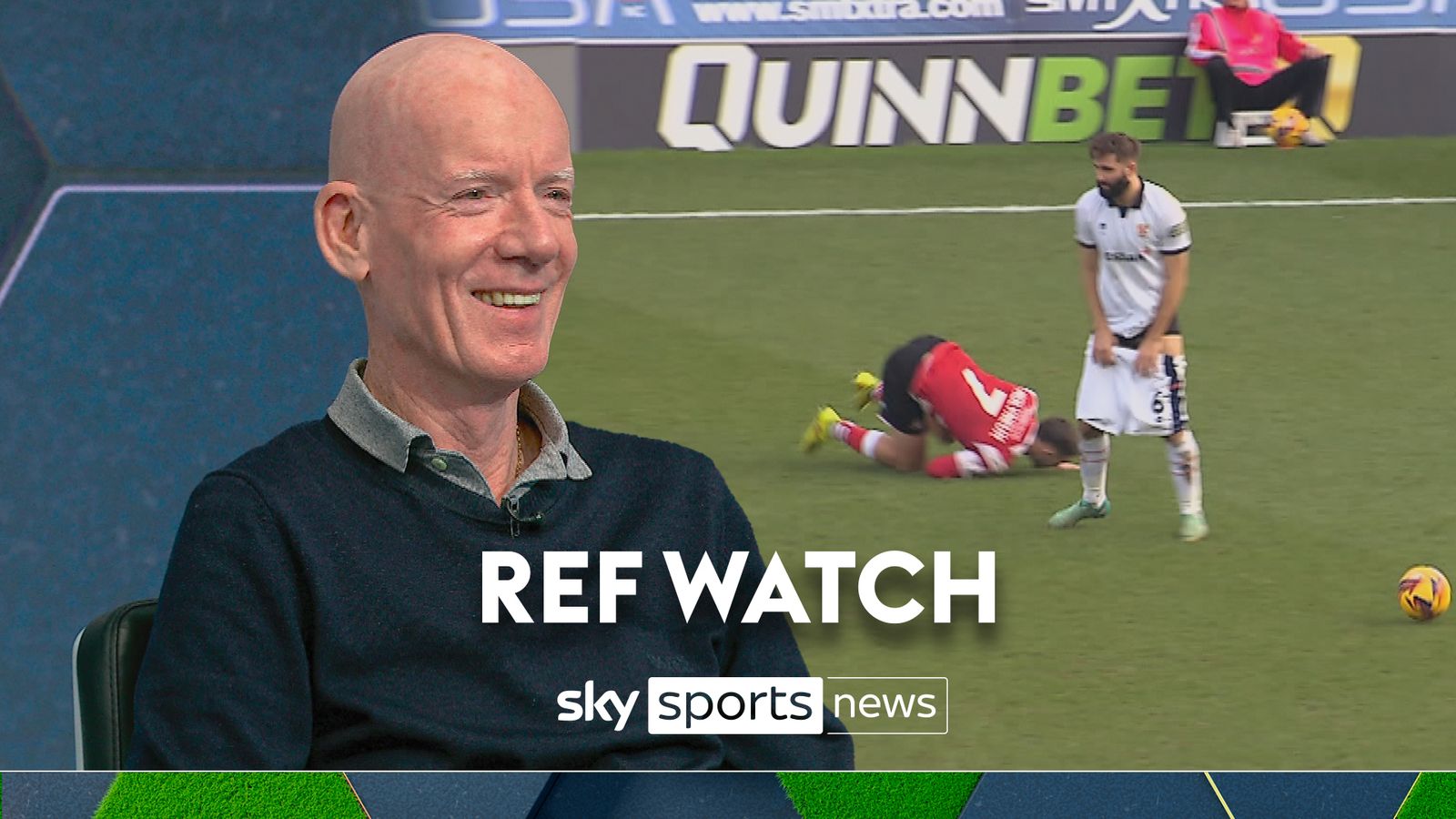 Ref Watch: Should there have been a free-kick for Turnbull having his ...