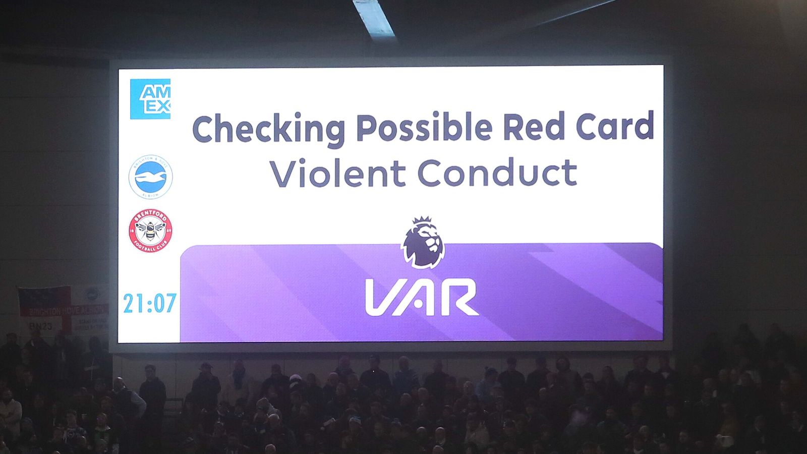 Joao Pedro 'elbow': VAR agrees with onfield decision for Brighton ...