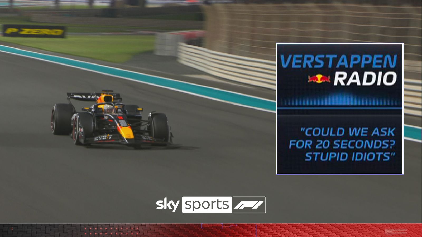 Abu Dhabi GP: Max Verstappen hits out at F1 stewards over penalty before issuing Oscar Piastri ...