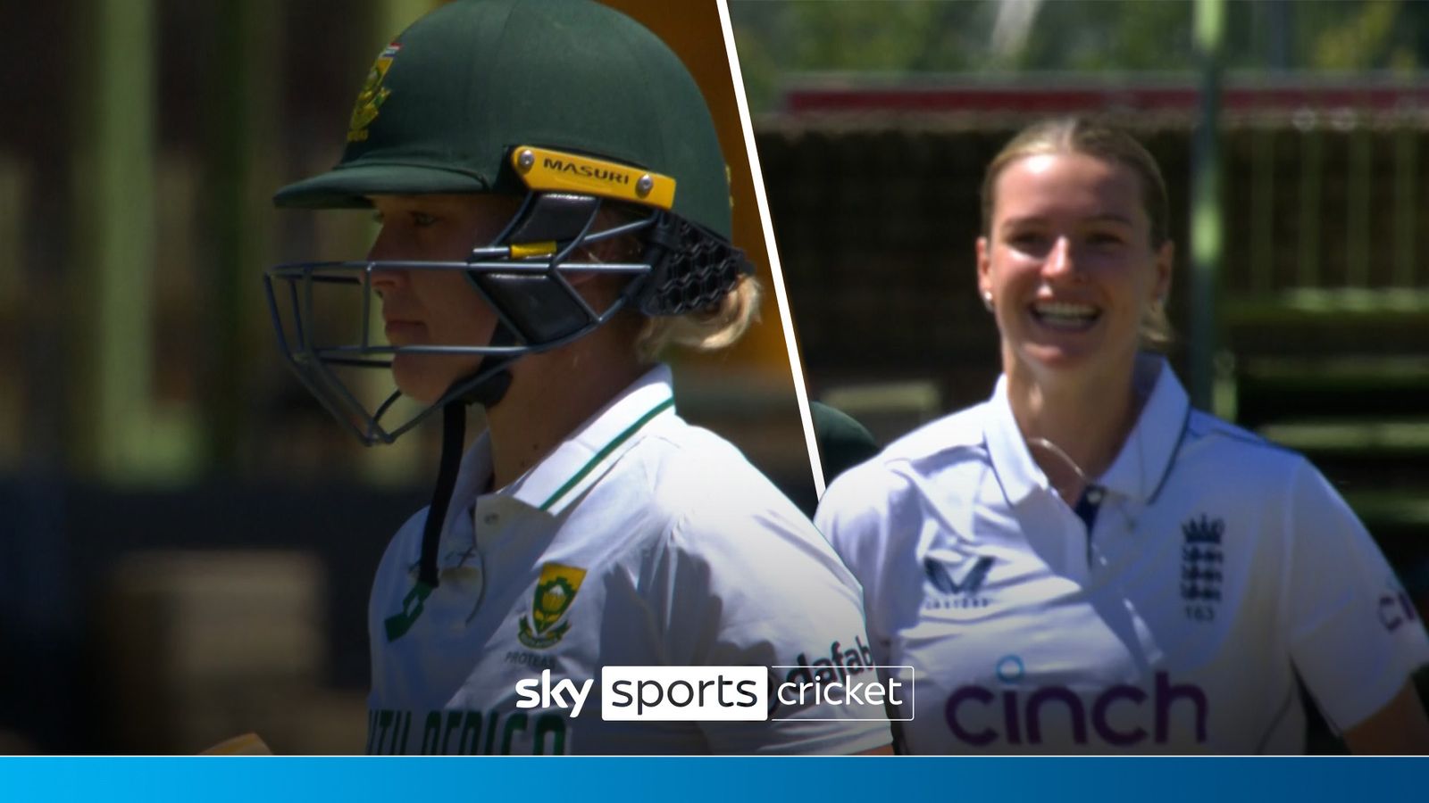 South Africa v England: WICKET! Early success for England and Lauren ...