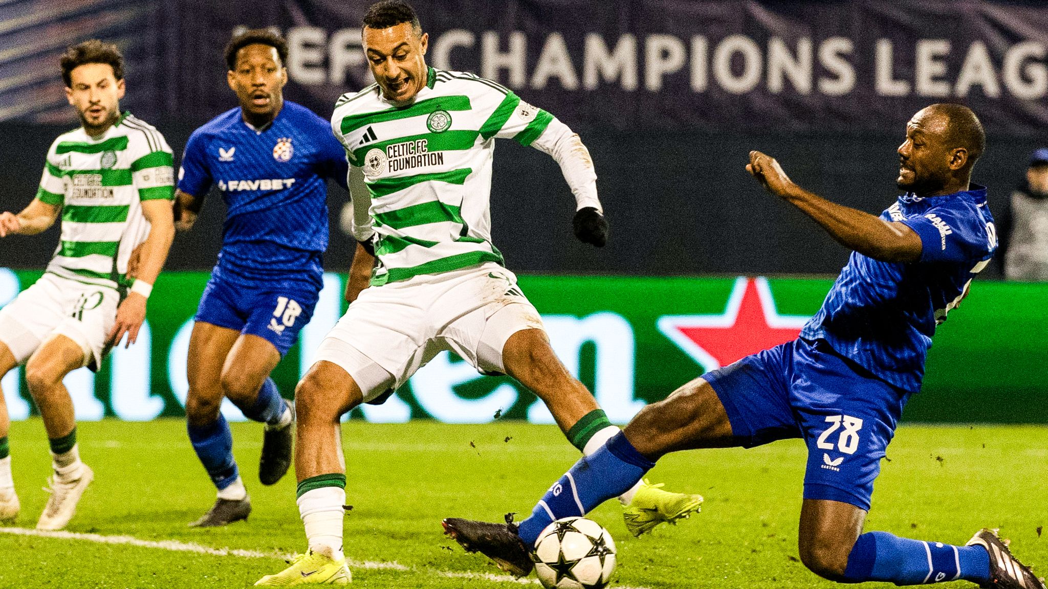 Dinamo Zagreb 0 0 Celtic Hoops move closer to Champions League knockouts as wait for away win continues Football News Sky Sports