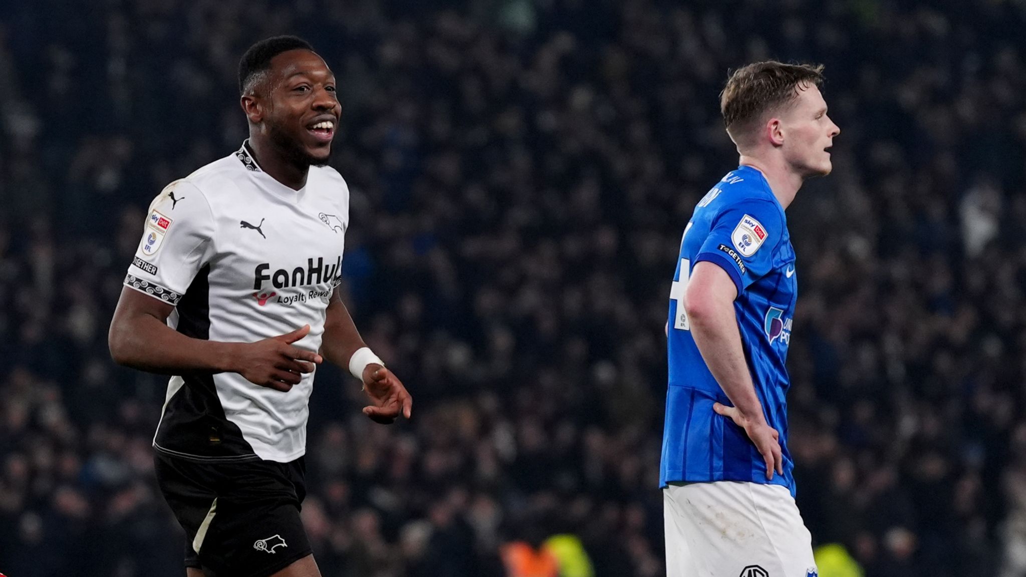 Derby 4-0 Portsmouth: Kane Wilson, Eiran Cashin, Ebou Adams and Marlon ...