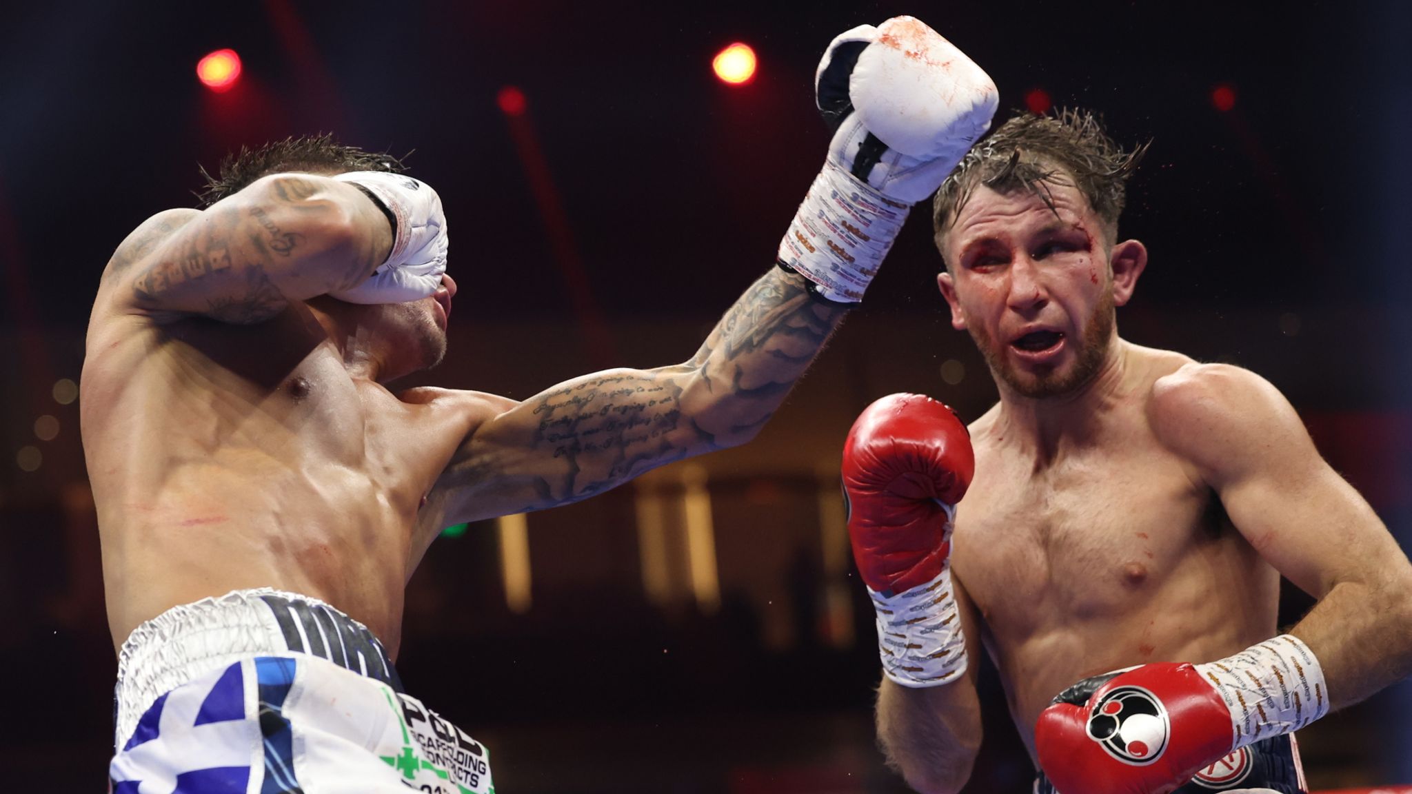 Usyk vs Fury 2: David Allen drops Johnny Fisher only to lose ...