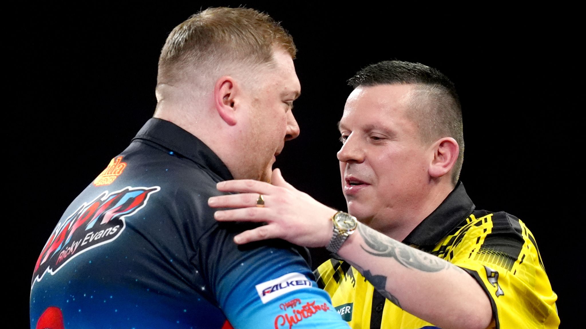World Darts Championship: Ricky Evans stuns Dave Chisnall as Rob Cross ...