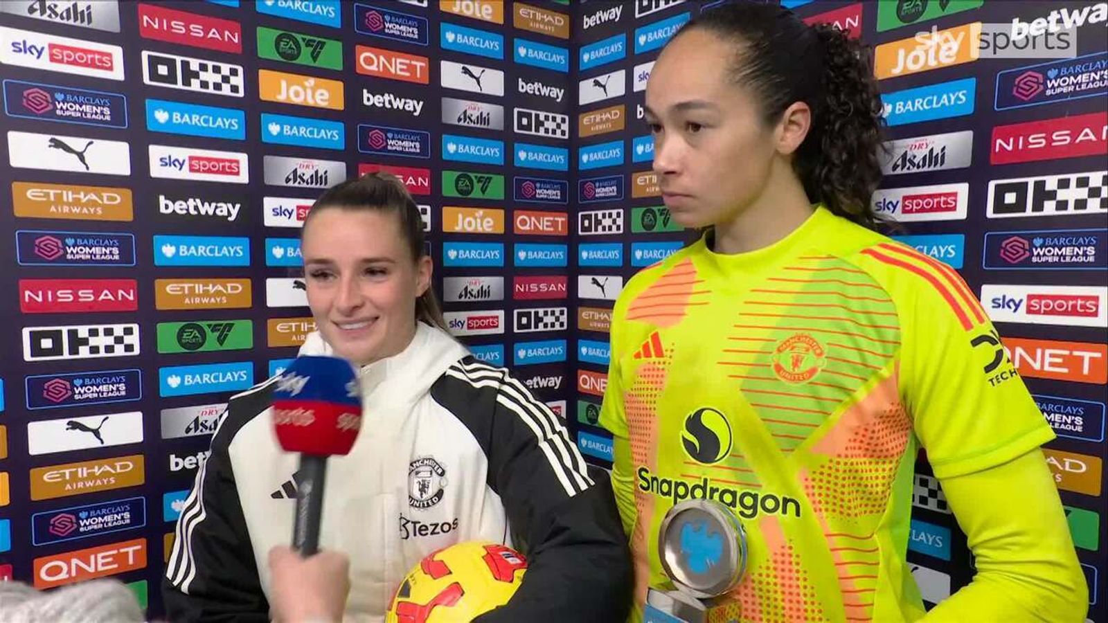 Ella Toone and Phallon Tullis-Joyce reflect on Manchester derby win ...