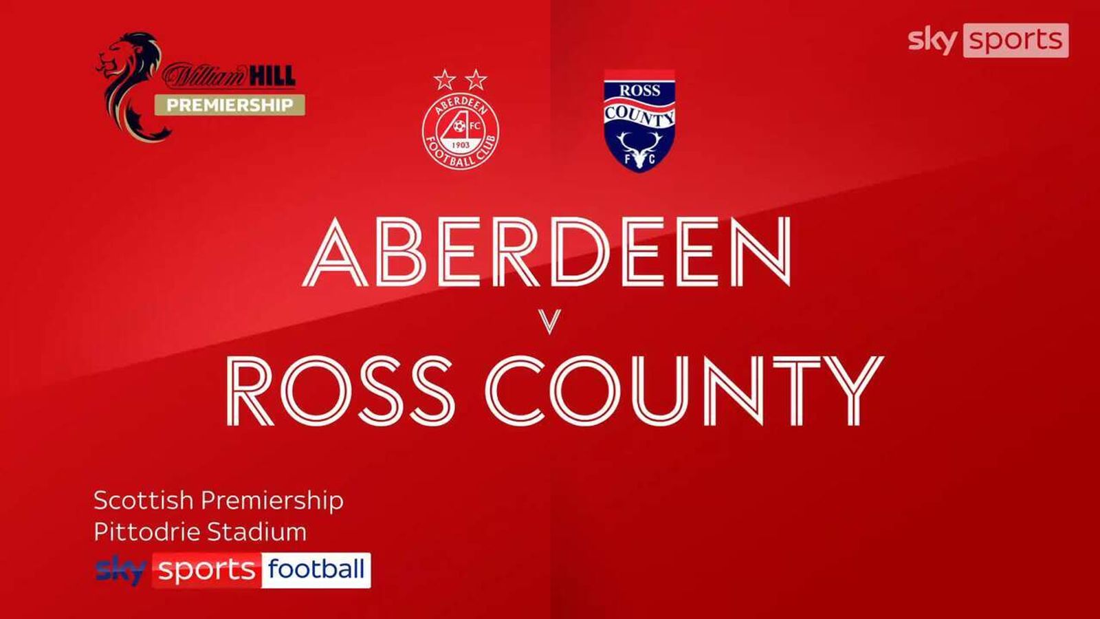 Aberdeen 1-2 Ross County | Scottish Premiership Highlights | Football News | Sky Sports
