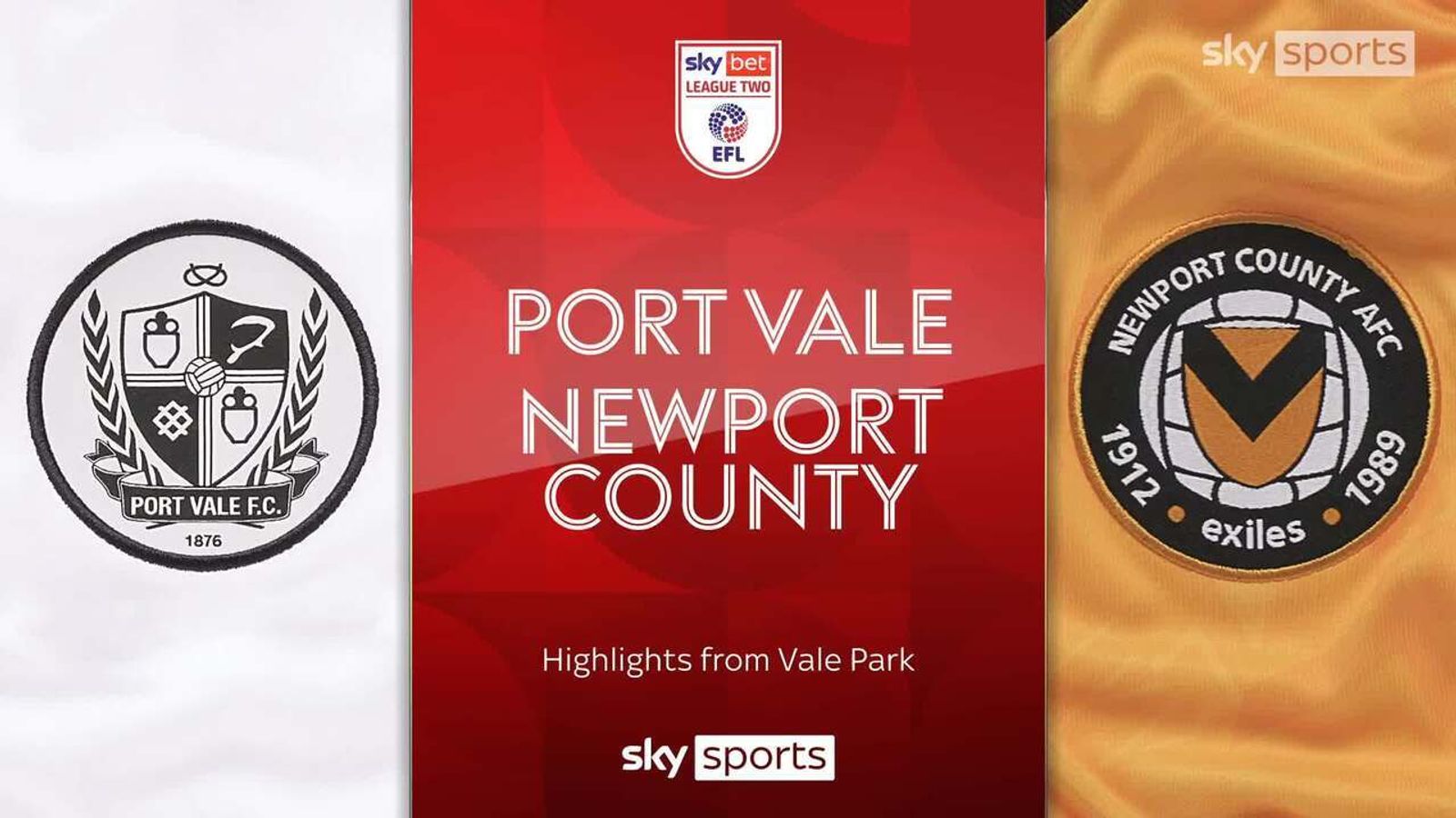 Port Vale 3 - 2 Newport - Match Report & Highlights