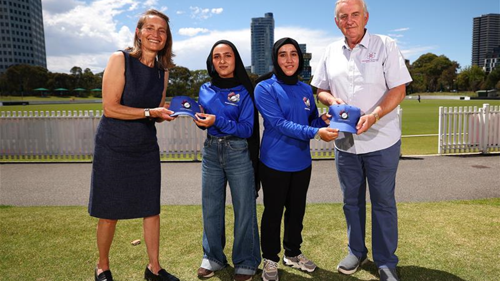 Afghanistan cricket: Women's side play first cricket match since ...