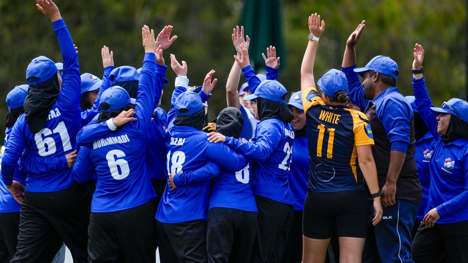 Afghanistan cricket: Women's side play first cricket match since ...