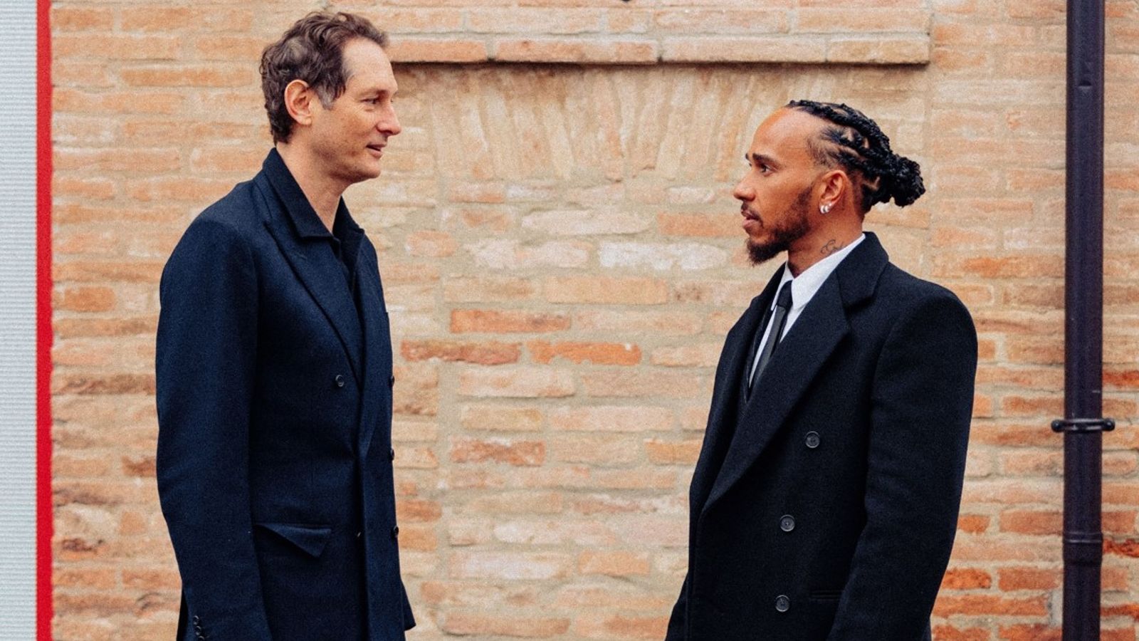 Lewis Hamilton: Ferrari driver reveals first photo in Italian team's ...