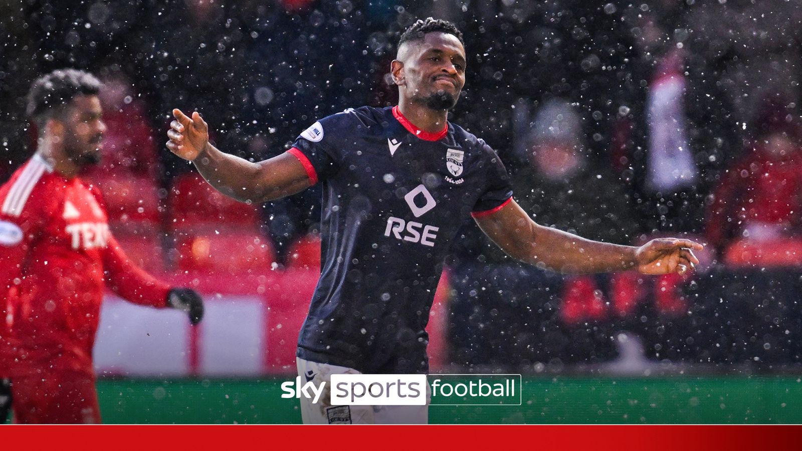 Ross County's Akil Wright scores great goal in the snow against ...