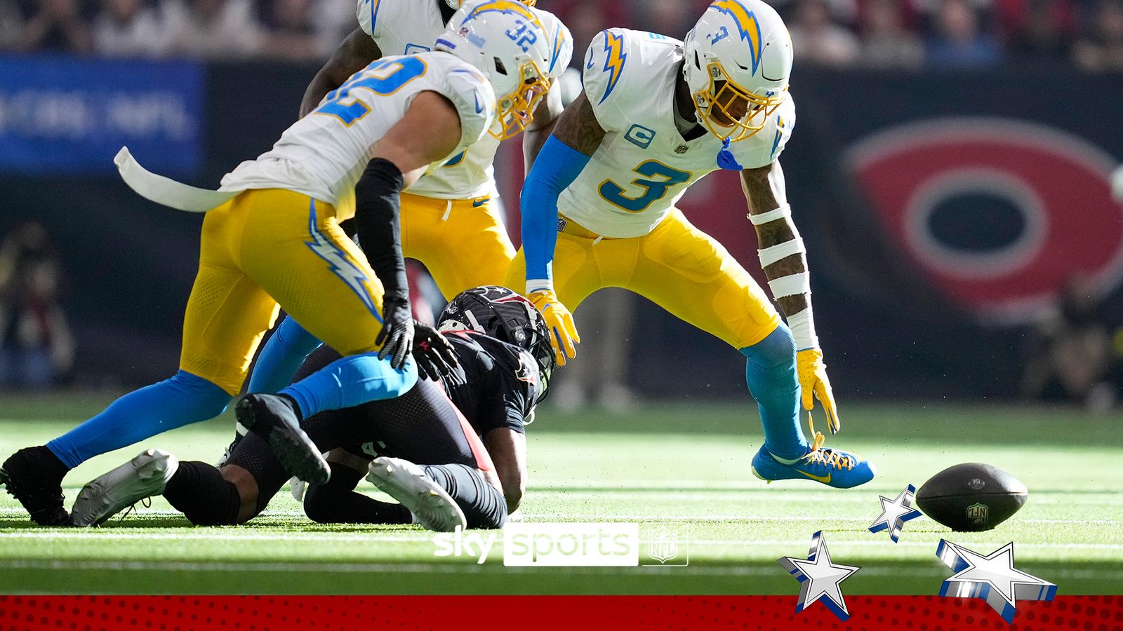 Houston Texans fumble on first play in their Wild Card match against ...