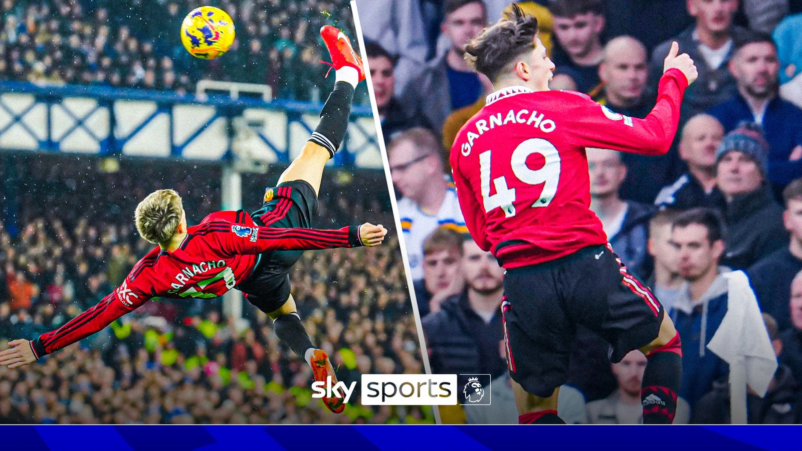Alejandro Garnacho best goals…including THAT bicycle kick! | Football News | Sky Sports