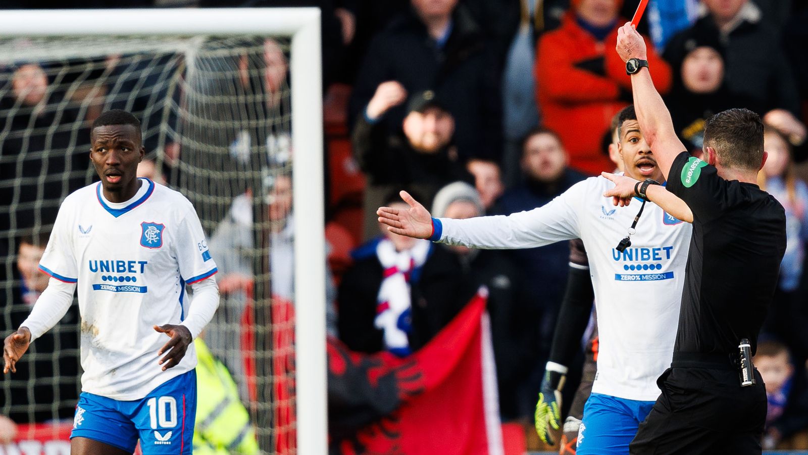 Mohamed Diomande red card: Rangers midfielder's red card at Dundee ...