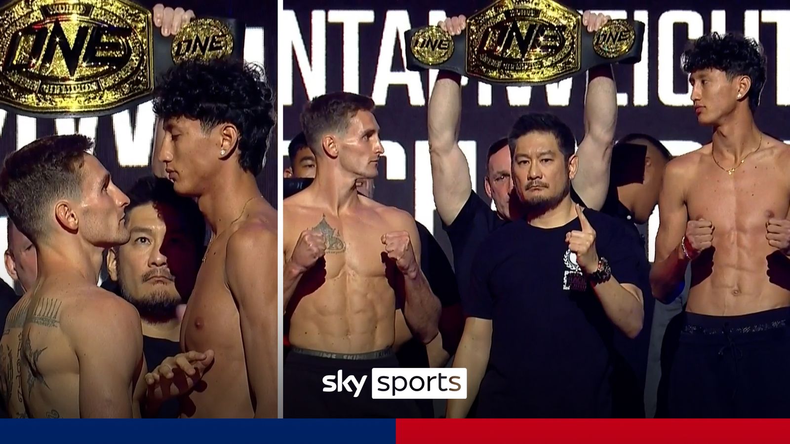 Nico Carrillo and Nabil Anane share tense face-off | WWE News | Sky Sports