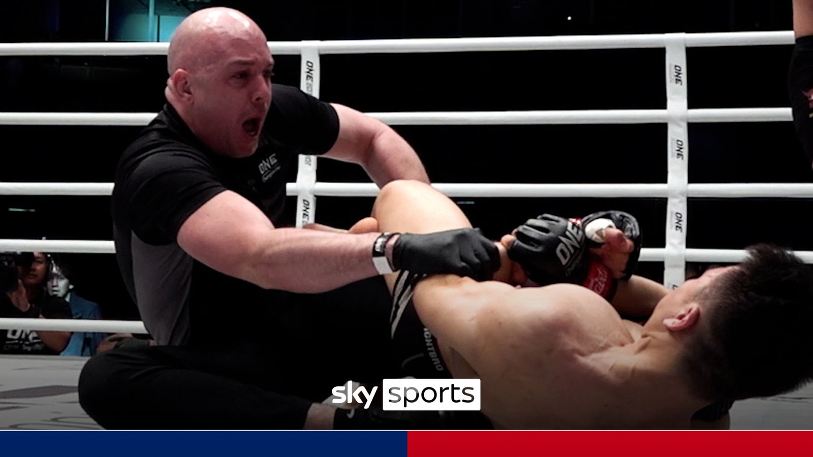 MMA Fighter tries to submit the ref! The WILDEST referee moments in ONE ...