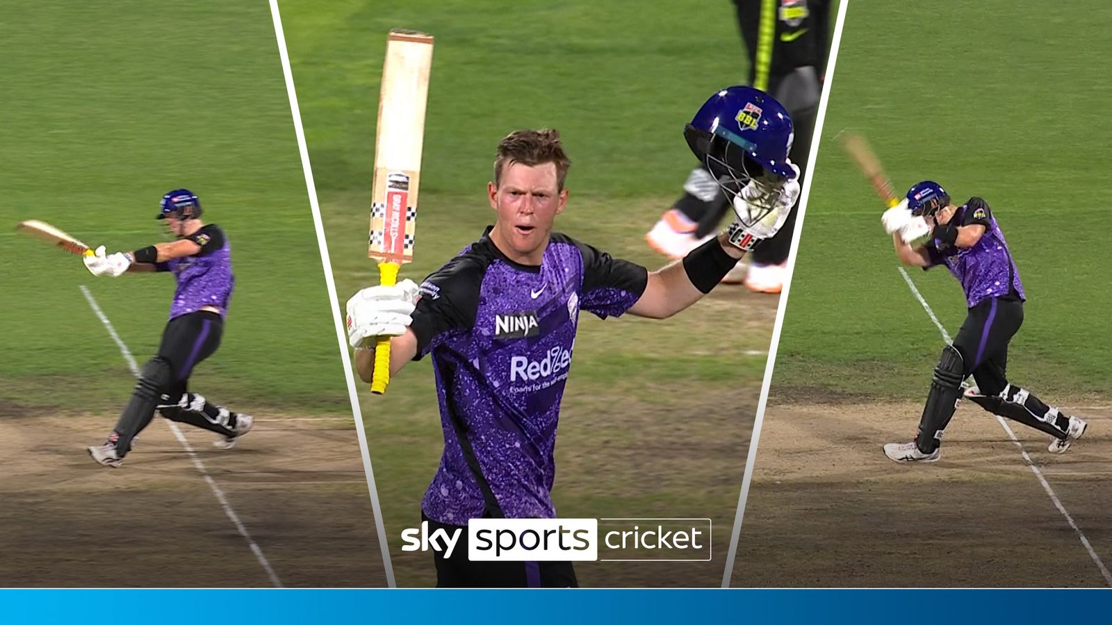Mitchell Owen hits equal-fastest century in Big Bash League history for ...