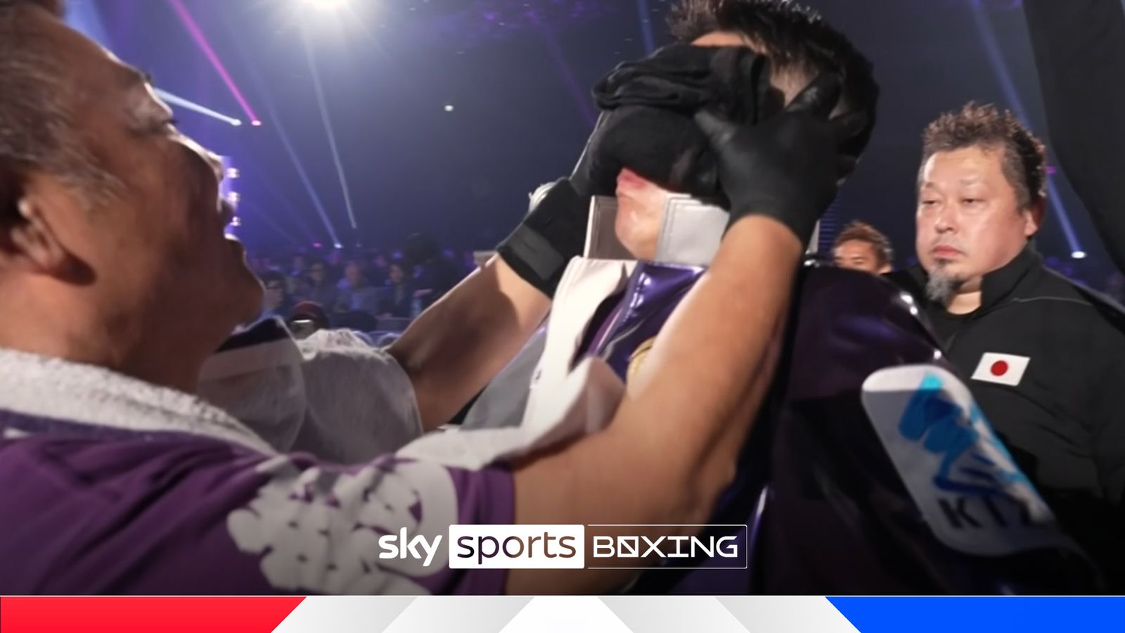 Most INTENSE ring-walk? Tsubasa Narai gets in the zone before fight ...