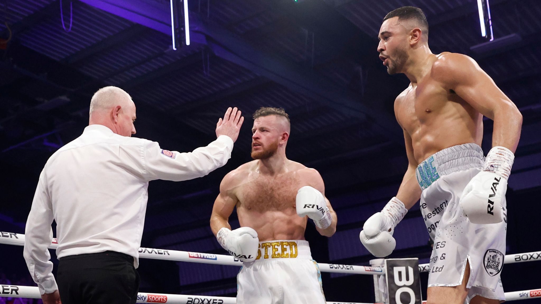 Callum Simpson stops Steed Woodall in emotional victory to retain ...